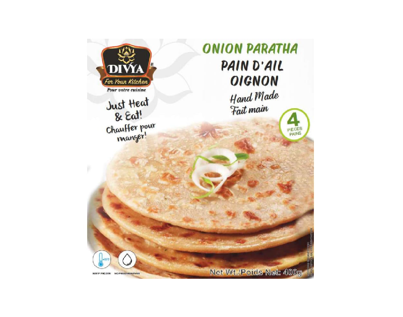 Divya Onion Paratha Box 4pcs 400g – Wholesale Price