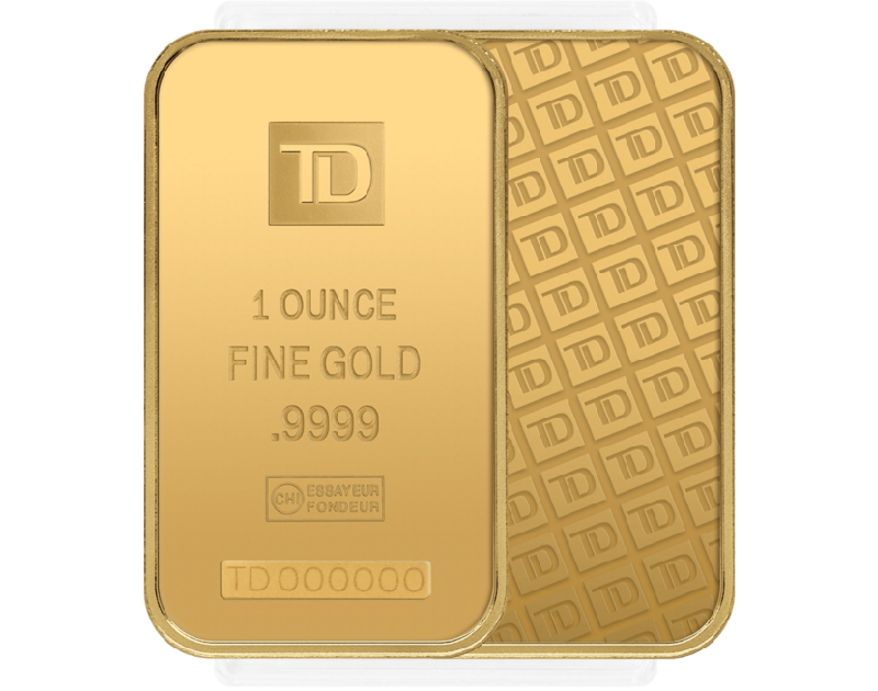1 oz TD Gold Bar – Wholesale Price